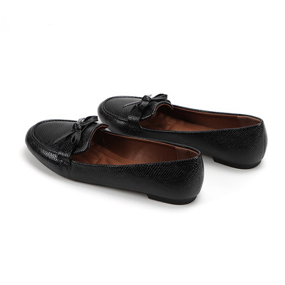 Stylish Ladies  Comfortable Solid Color Flat Sweet PU Casual Shoes