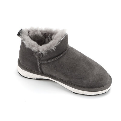 Breathable Anti Slippery Women Winter Ankle Boots With Popcorn Soles