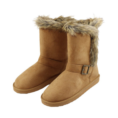 Winter Women Plush Snow Boots  Warm  Outdoor Snow Boots Comfortable