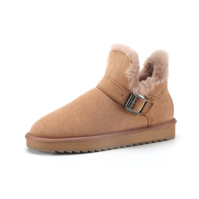 Fashionable Warm Winter Snow Boots Women Boots Wool Lining Casual Outdoor Shoes