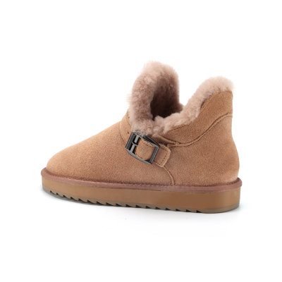 Fashionable Warm Winter Snow Boots Women Boots Wool Lining Casual Outdoor Shoes