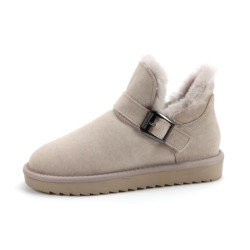 Fashionable Warm Winter Snow Boots Women Boots Wool Lining Casual Outdoor Shoes