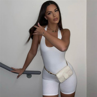 2022 new summer fashion sleeveless women yoga clothing high waist pants sport solid color backless sexy jumpsuit