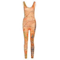 2021 new arrivals spring Fashion Women Sleeveless print Custom Jumpsuit ladies one piece yoga set long sportswear