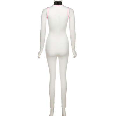 new women Patchwork color Yoga Set ladies skinny Sportswear Fitness Gym Active Wear Push-up Splice Workout one piece Sports Suit