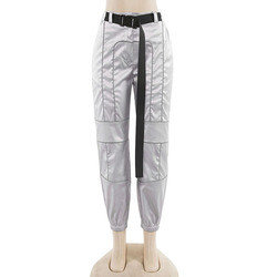 Reflective Ladies Sports Outfit Casual  Breathable Polyester Material