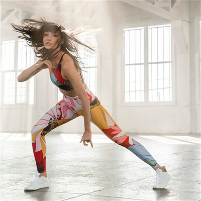 Workout  Ladies Sports Outfit Breathable Polyester Material Sleeveless