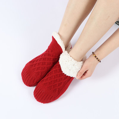new arrival adult warm soft thick house shoes cosy home sleep floor fuzzy slipper women winter fluffy socks