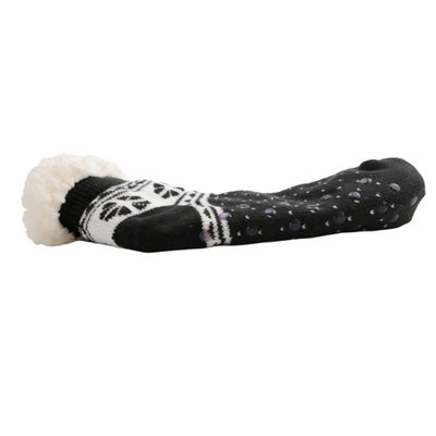 thermal fuzzy socks for women ladies adults Christmas warm knit floor slipper socks ankle socks
