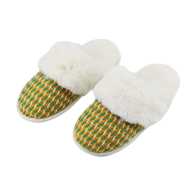 Winter Cozy Slipper Shoes Soft Plush Warm  Bedroom Anti Slip Fluffy Slipper Shoes