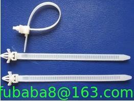 Push mount cable tie