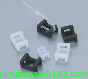 Horse saddle type cable tie mounts