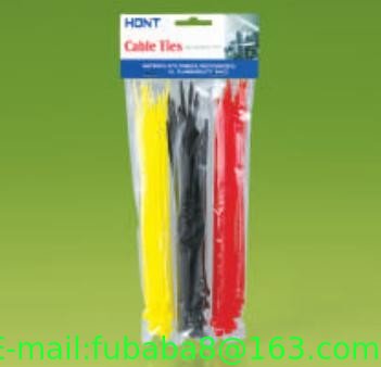 Tag card separated polybag nylon cable ties