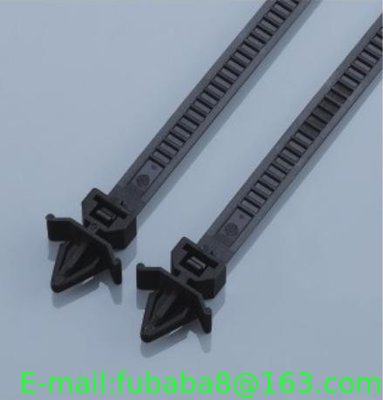 Push mount cable tie