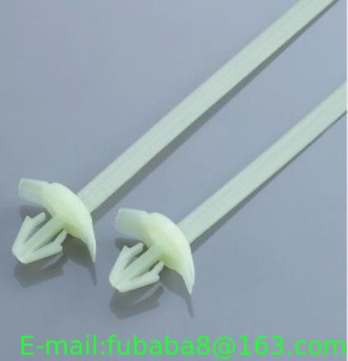 Special plug-type nylon cable ties