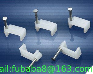 Square cable clip
