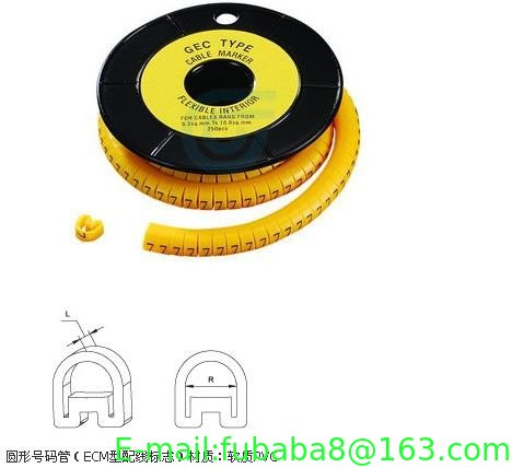 ECM type wire cable marker