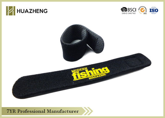 Durable Neoprene Timing Chip Strap , Elastic Hook And Loop Printed Band