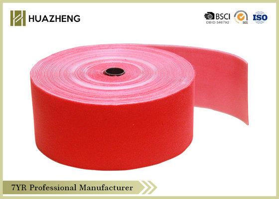 Red Hook Loop Strap For Binding , Custom Hook Loop Straps Any Cutting