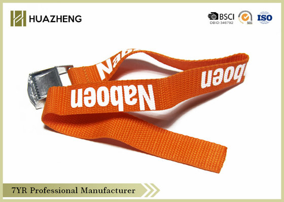 Nylon Webbing Straps For Cargo Binding , Personalised Luggage Straps