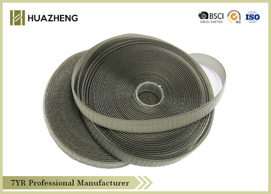20mm Brown Hook And LoopTape Customized Hook Loop Tape for fastening