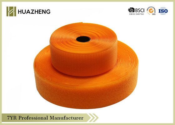 Orange 50mm Soft Hook And Loop Tape Sew on Bags / Shoes