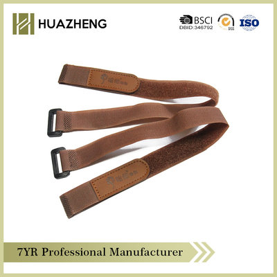 Red Carry Hook Loop Strap With Logo , Adjustable hook and loop Strap