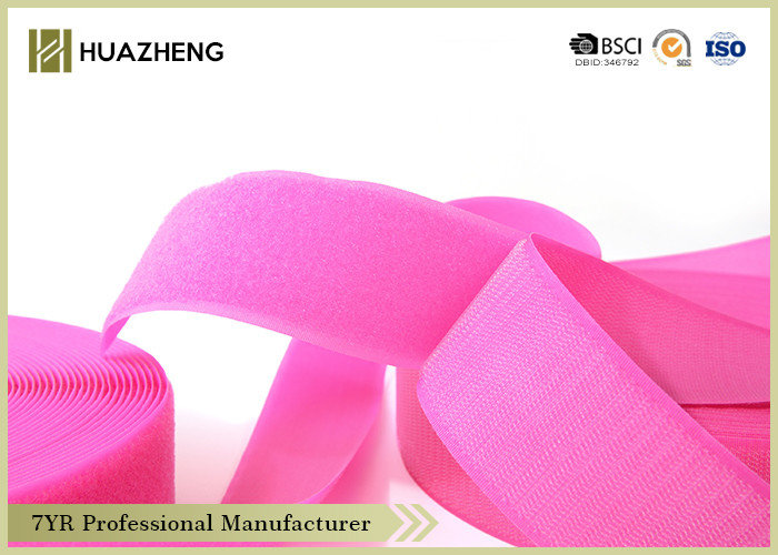 Durable Industrial Hook Loop Tape Roll For Hats 30% Nylon + 70% Polyester