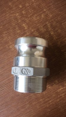 Type F Camlock Hose Coupling , 8 Inch Cam And Groove Coupling Engates Rapidos