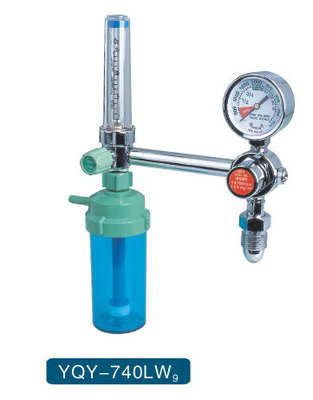 Varón/conector hembra médicos del regulador del oxígeno del ajuste de la presión de gas y del volumen del gas