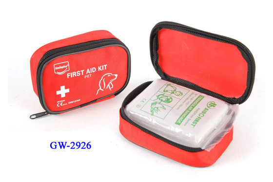 Equipos de primeros auxilios de nylon convenientes del bolso del producto médico para los animales domésticos del perro/del gato