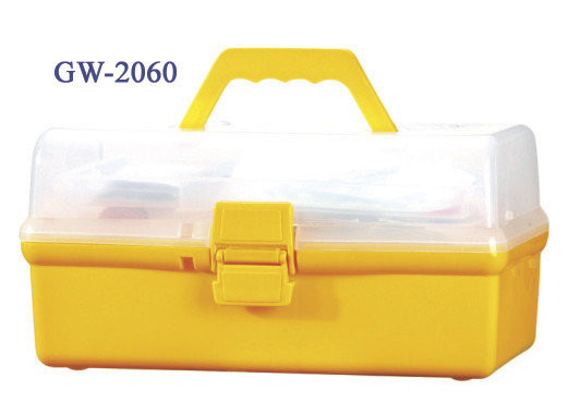 Scatola multifunzionale della cassetta di pronto soccorso della plastica per medicina, attrezzatura del pronto soccorso