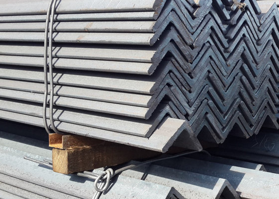 Zinc Coated Surface Structural Angle Iron , S355JR Grade Angle Bar Steel