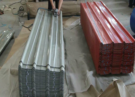 PPGI Corrugated Steel Roofing Sheets Roof Sheets Galvanized Anti Rust Surface