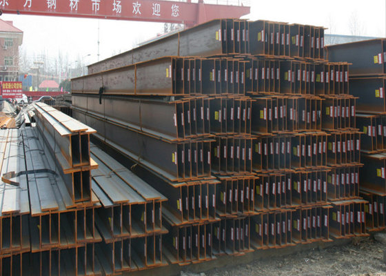 Building Support H Beam Steel High Performance SS400 / S235JR Material