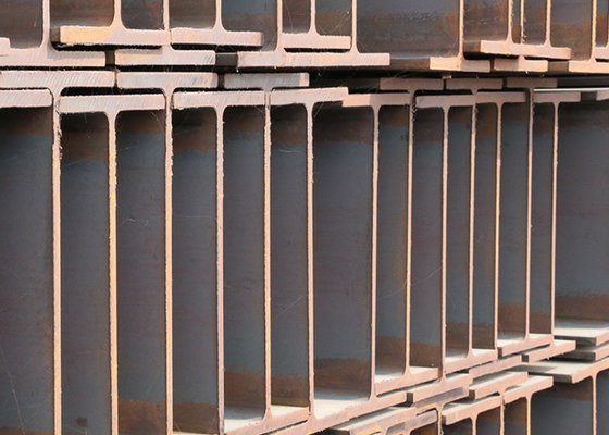 Building Support H Beam Steel High Performance SS400 / S235JR Material