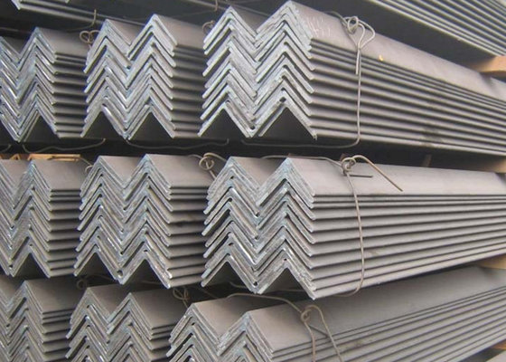 SS400 Unequal Leg Steel Angle , Paint / Galvanized Mild Steel Unequal Angle