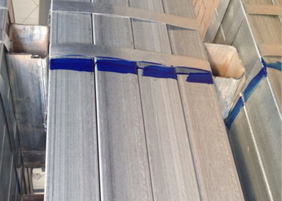 JIS ERW Galvanized Steel Pipe 20 * 30mm - 150 * 200mm Size Optional