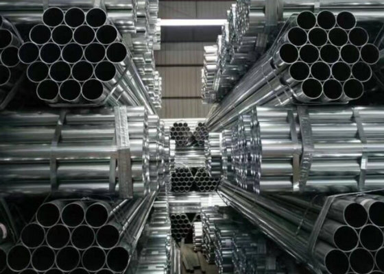 Galvanized ASTM A53 B Carbon Steel Pipes , Ф21 - Ф219mm ERW Steel Pipe