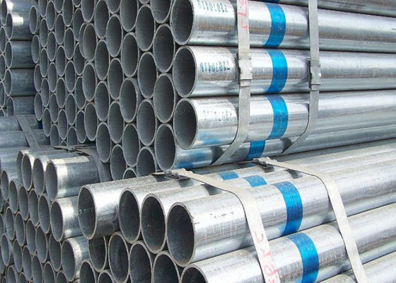 EN10219 Galvanized Steel Pipe For Door Pipe / Construction Ф21 - Ф219mm