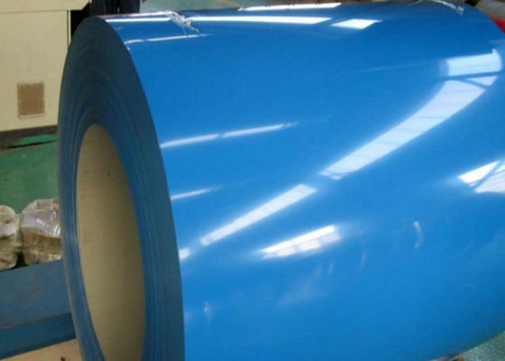 0.77 * 914mm Pre Painted Steel Coil , 3000 - 12000mm Length Color Coated Coil