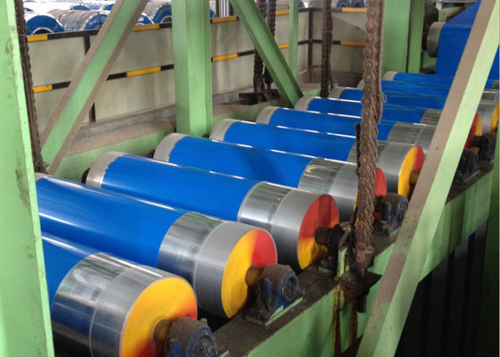 Weather Resistant Coated Coils , Roof Coil Colour Long Maintenance Life