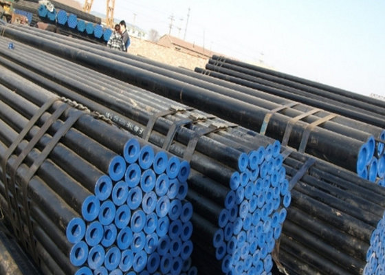 Oilfield Casing Seamless Steel Pipe Longitudinal Welded Line Round Shape