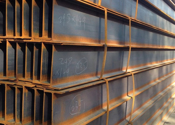 Universal H Beam Steel HEB100 - 500 Specification Weather Resistant