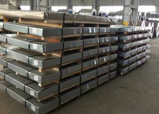 ISO9001 Galvanized Steel Sheet Metal , 600 - 1500mm Width Galvanised Steel Plate