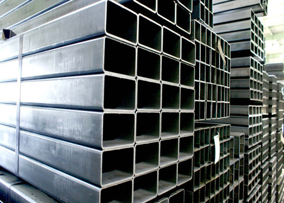 80 * 40mm Pre Galvanized Steel Pipe Square Shape Zinc Coated Surface