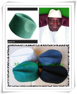 West Africa pure wool boutique cap  /   Africa Muslim wool cap / North Africa Muslim Pure Wool Cap