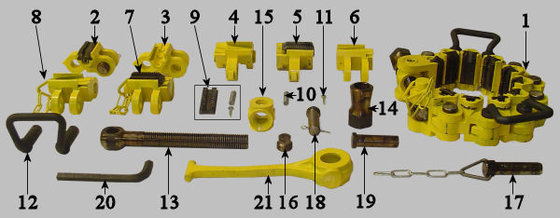 High Quality and Cheap API 7K WA-T Safety Clamp for Drill Collar for Oilfield Usage
