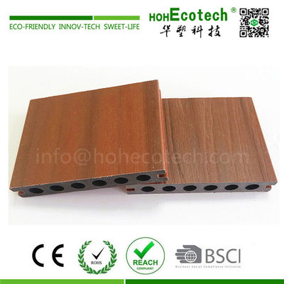 hollow capped composite decking, light weight capped composite decking,