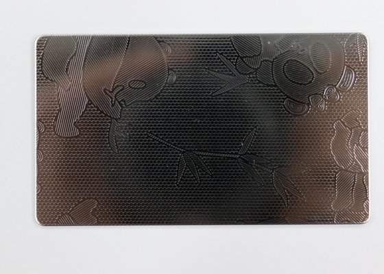 Colored 201 0.3mm Embossed Stainless Steel Sheets